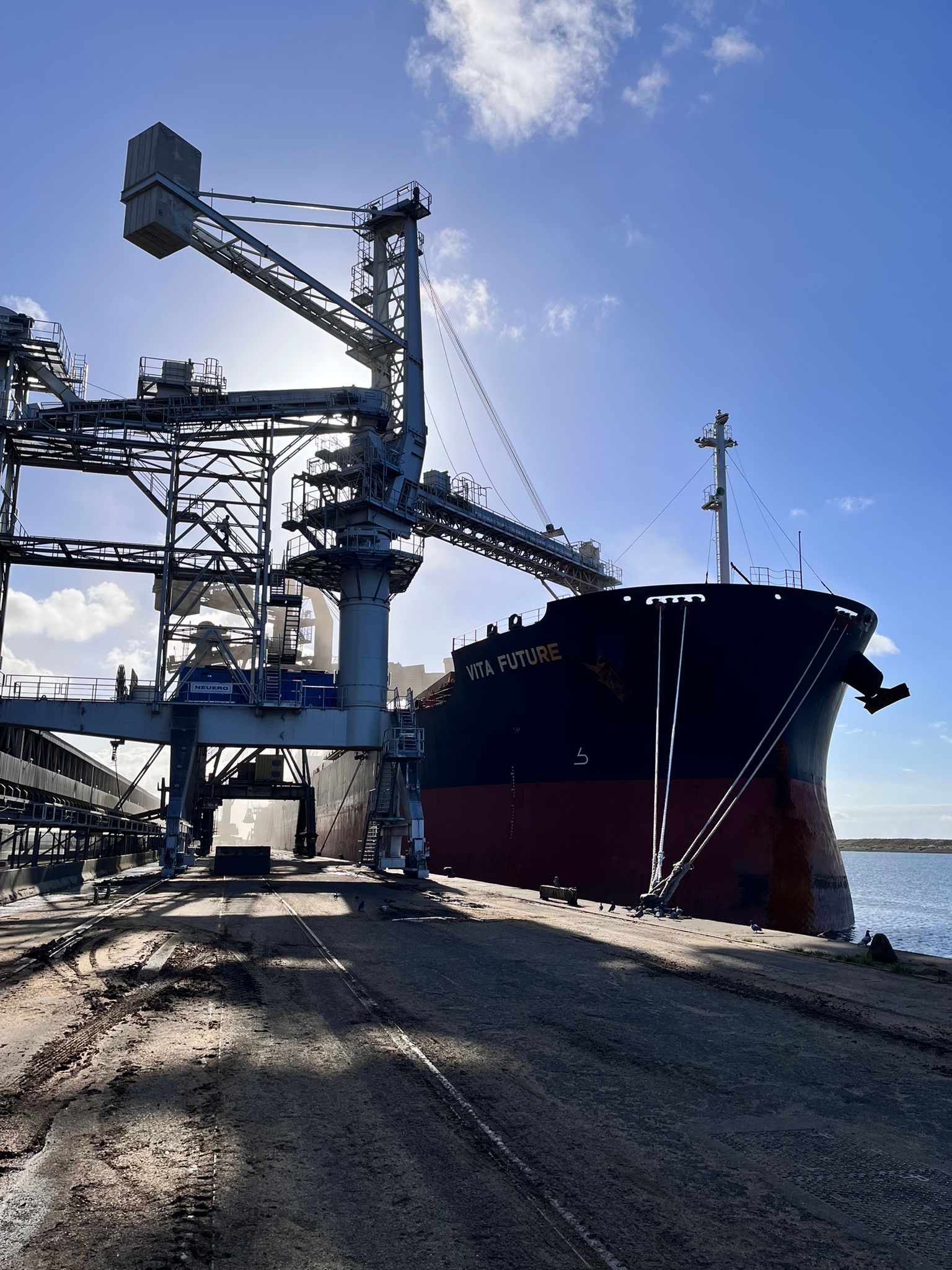 Premier chargement d’orge avec le portique Neuero - Nord Céréales